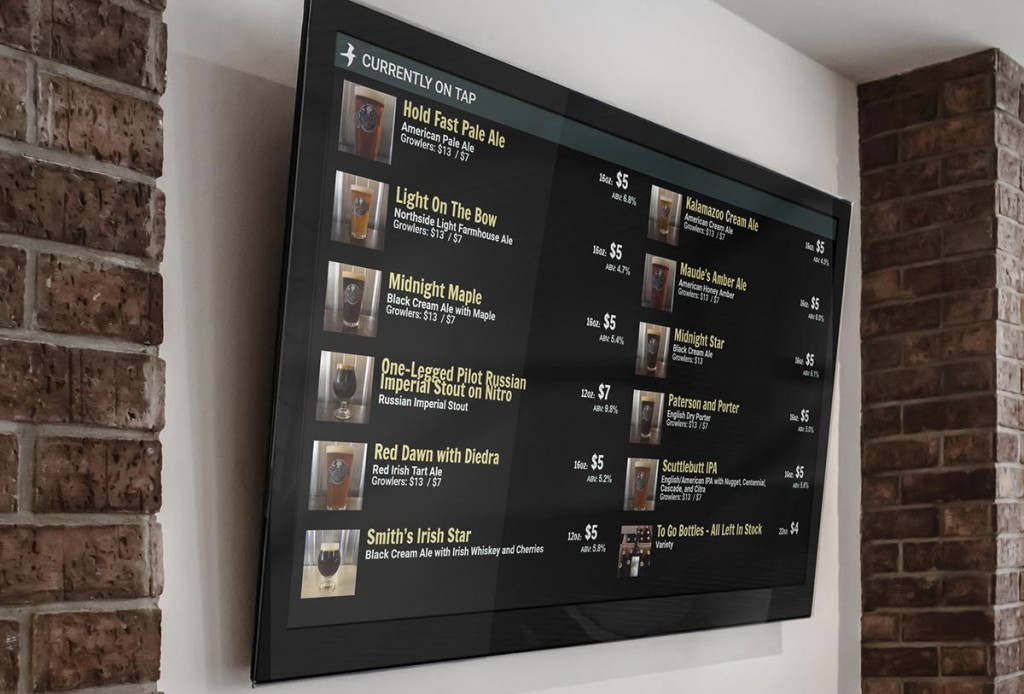Web Application, Web Service - "Beer on Tap" Menu Display - Rumspeed